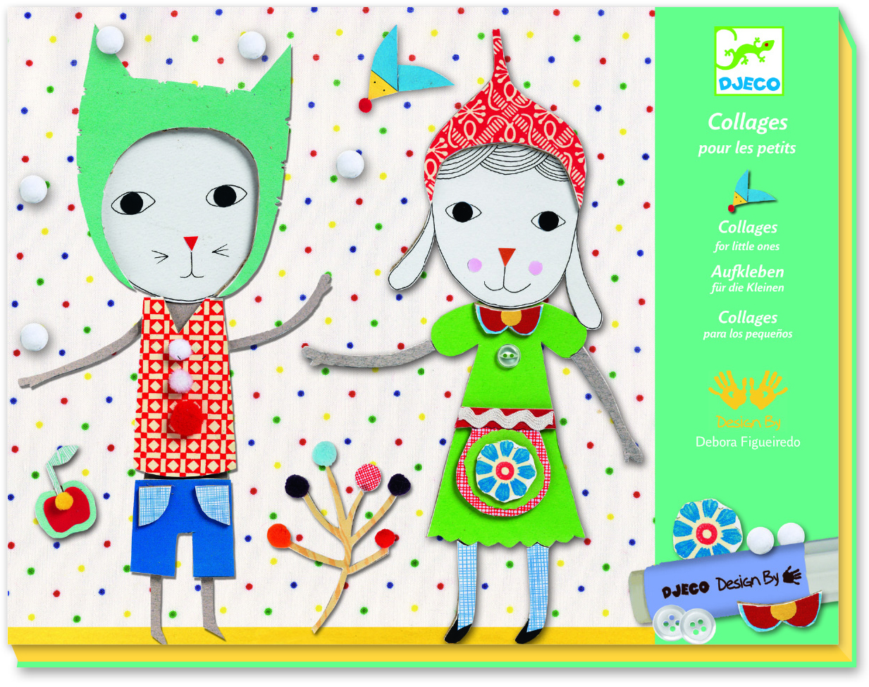 Djeco - Skapa Collage - Litenleker.se