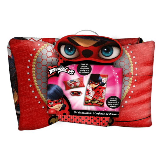 Ladybug Og Cat Noir - Miraculous Ladybug Sovsäck