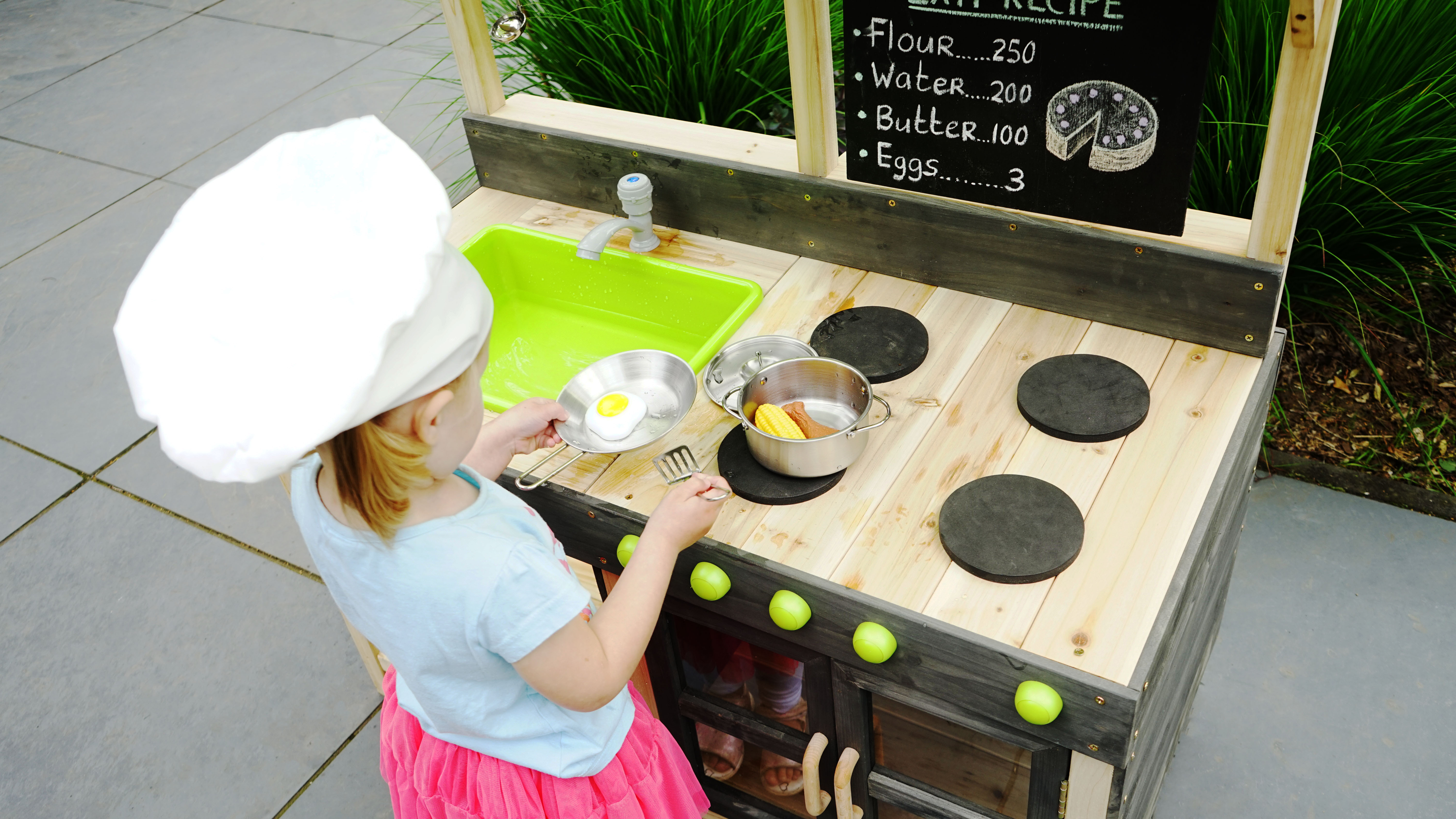 Exit Yummy 300 Utekök Av Trä - Naturfärgad - Litenleker.se