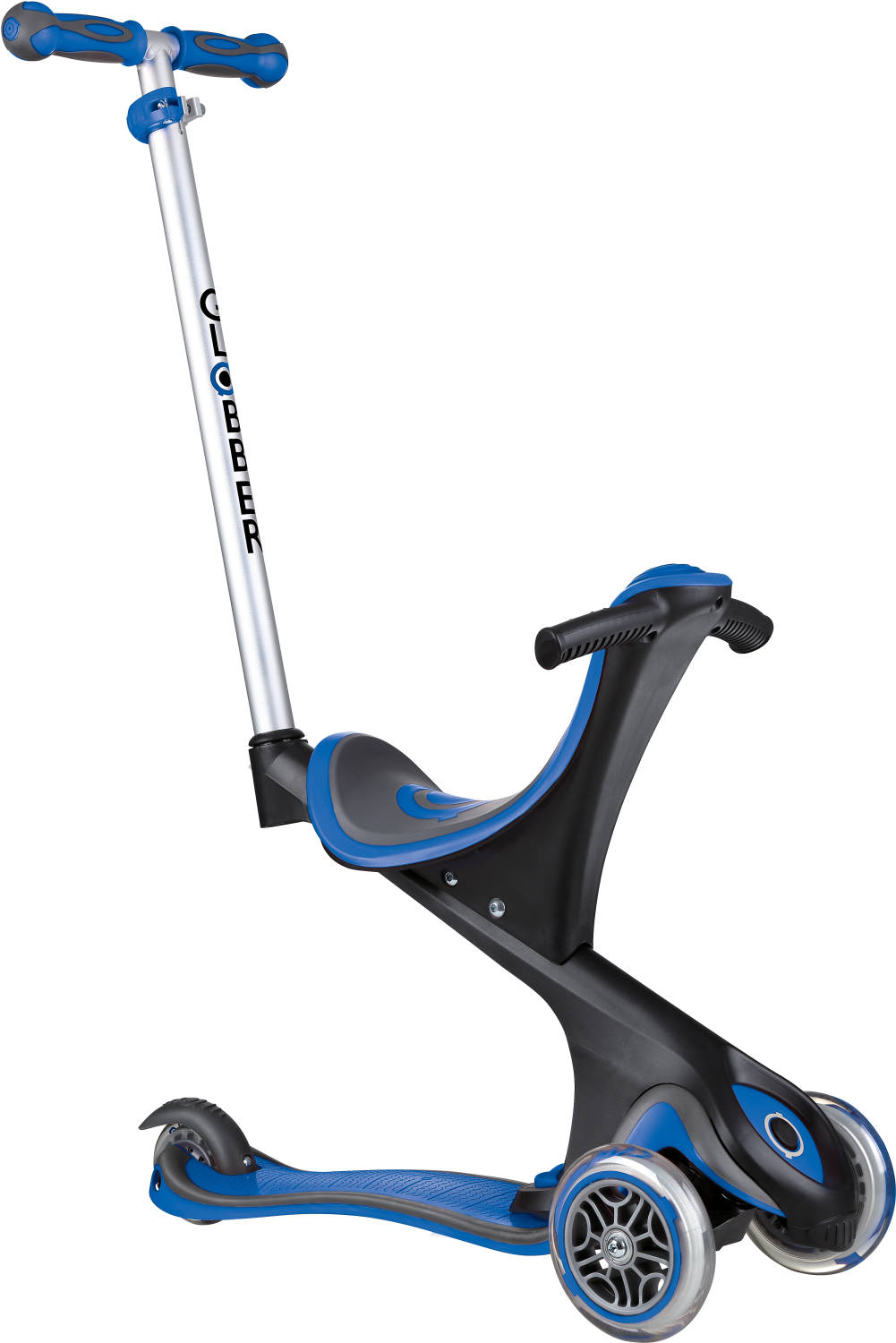 Globber - Evo Comfort Barn Sparkcykel - Navy Blue
