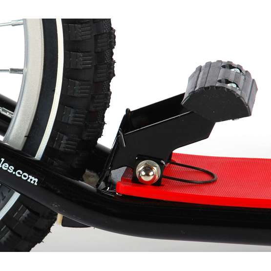 Scooter Volare Step 16 tum - Fotbroms (Svart/Röd)