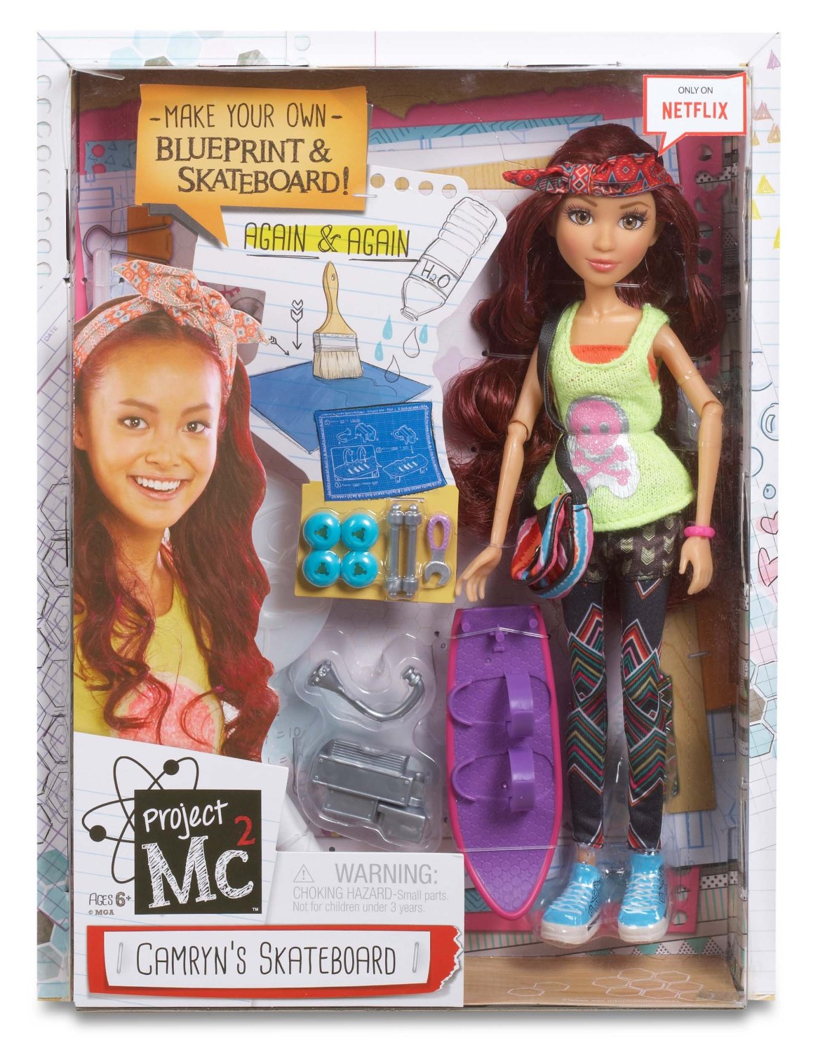 Project Mc2, Core Doll With Experiment - Camryn's Skateboard