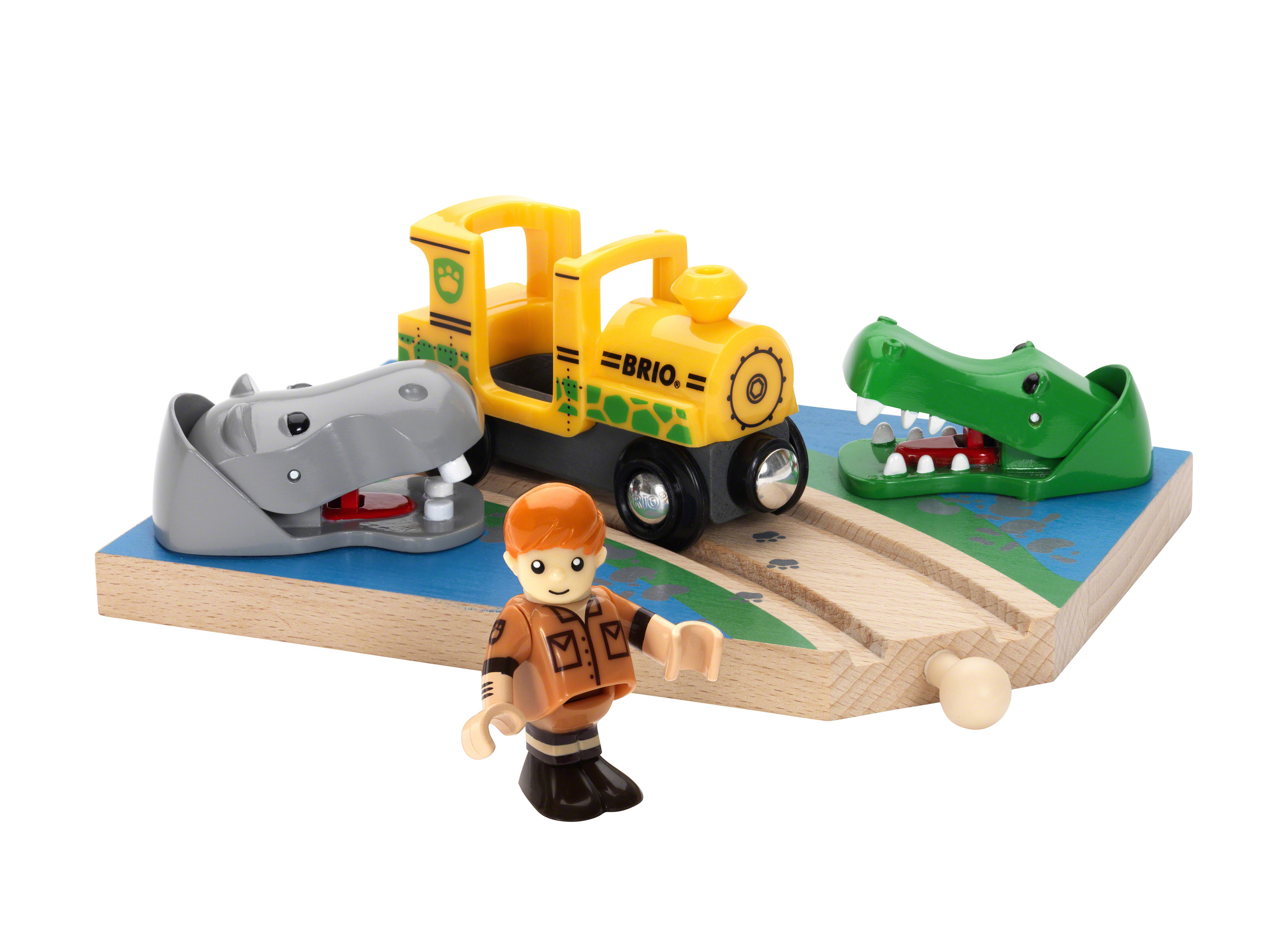 BRIO - Rail & Road 33721 Safarikorsning med Tåg och Figur