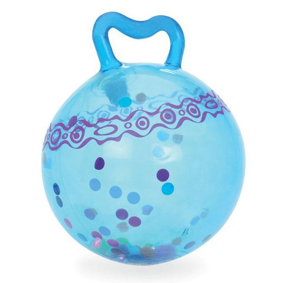 B.Toys, Hop n' Glow - Lysande hoppboll blå - Litenleker.se