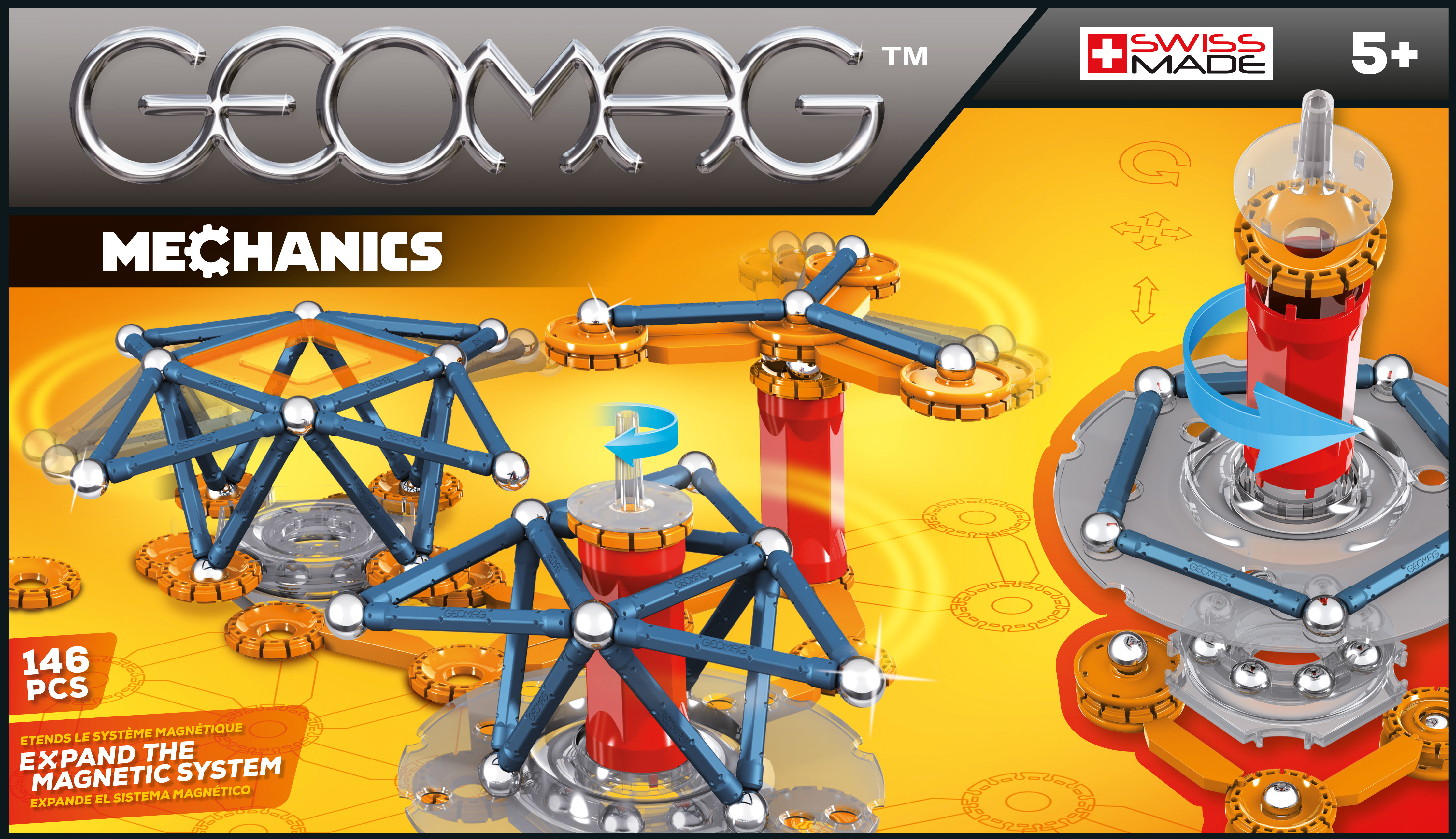 Geomag Mechanics, 146 delar - Litenleker.se