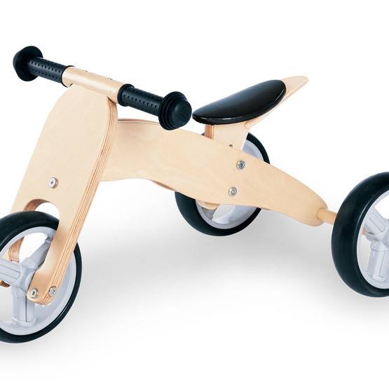 Pinolino - Kombi Trehjuling och Springcykel - Charlie/Natur