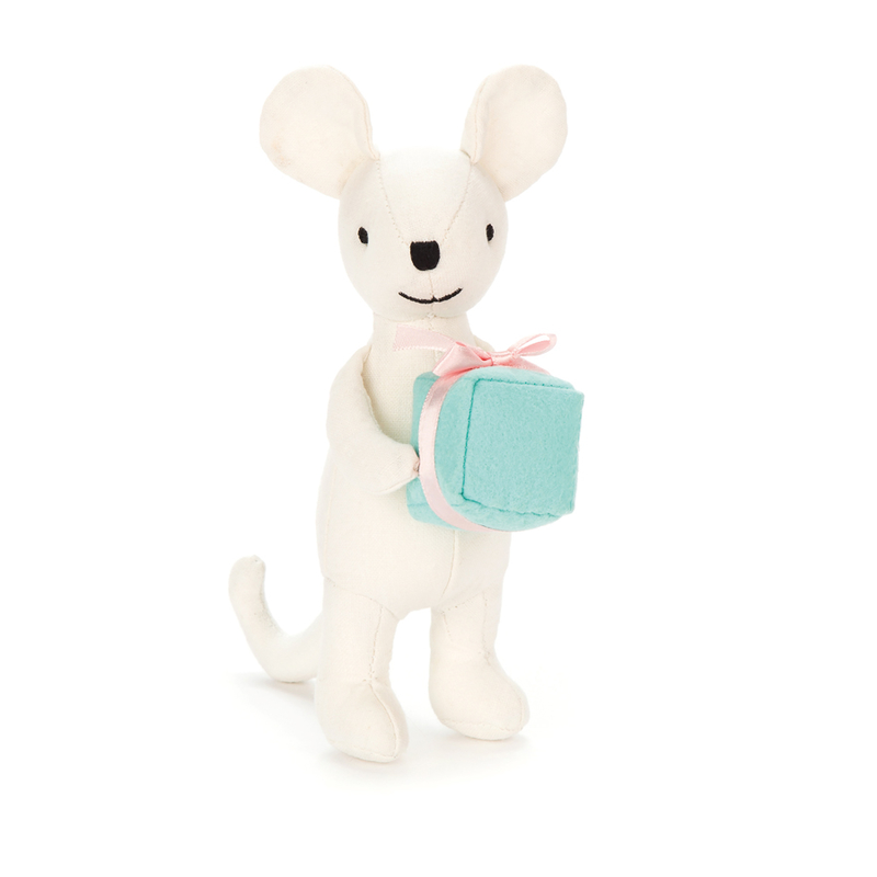 Jellycat - Mini Messenger Mouse - JellyCat - Litenleker.se