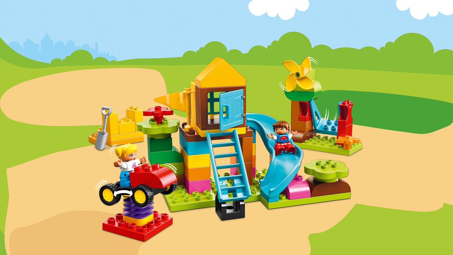 LEGO DUPLO - Stor lekplats: Klosslåda 10864 - Litenleker.se