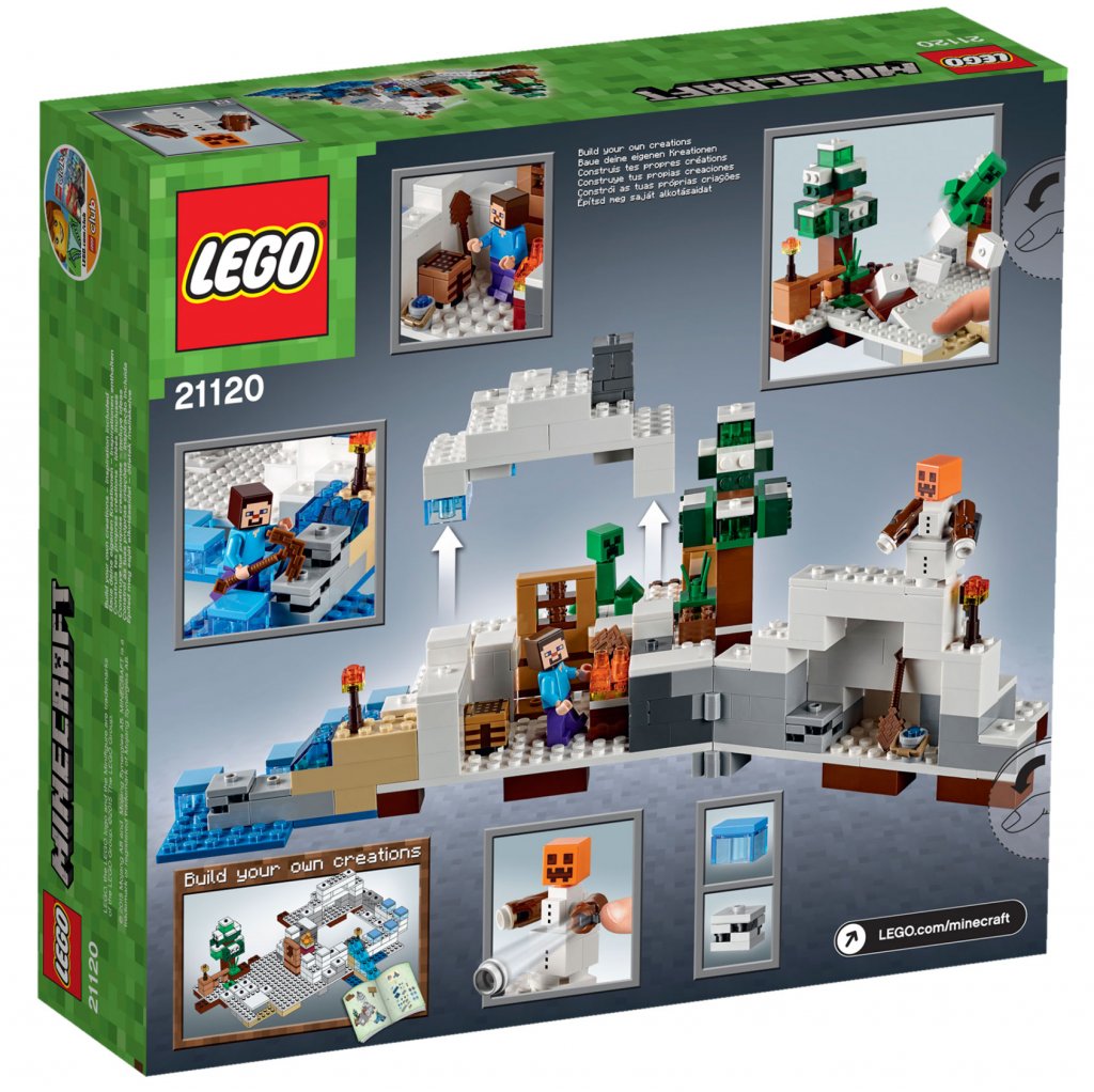 LEGO Minecraft - Gömstället i snön 21120 - Litenleker.se