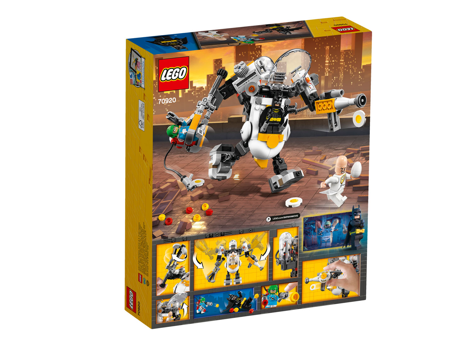 LEGO Batman Movie - Egghead robotmatkrig 70920