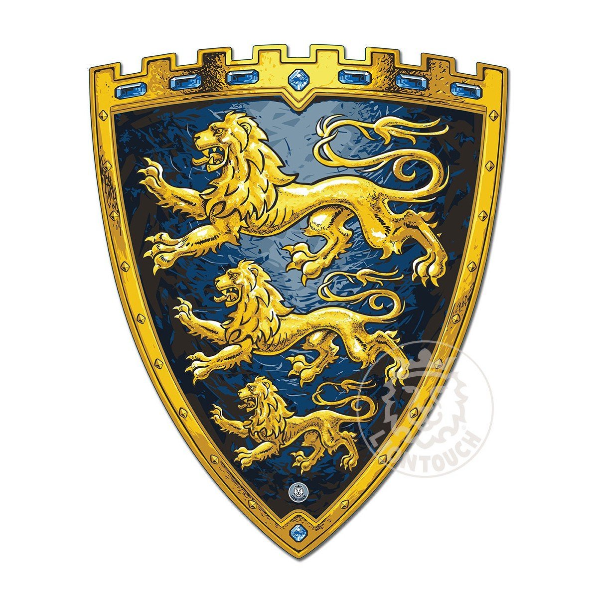 Liontouch, Sköld Tre Lejon - Litenleker.se