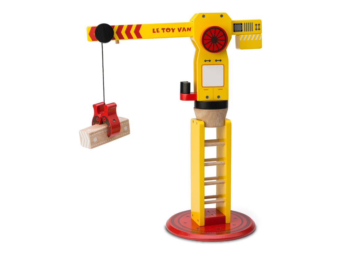 Le Toy Van, Lyftkran i trä - Litenleker.se