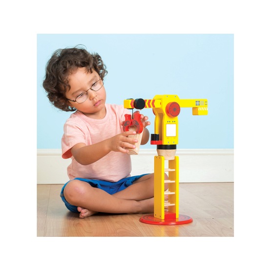 Le Toy Van, Lyftkran i trä - Litenleker.se