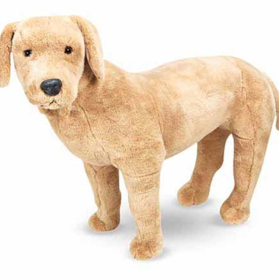 Melissa & Doug, Mjukisdjur - Gul Labrador - Litenleker.se