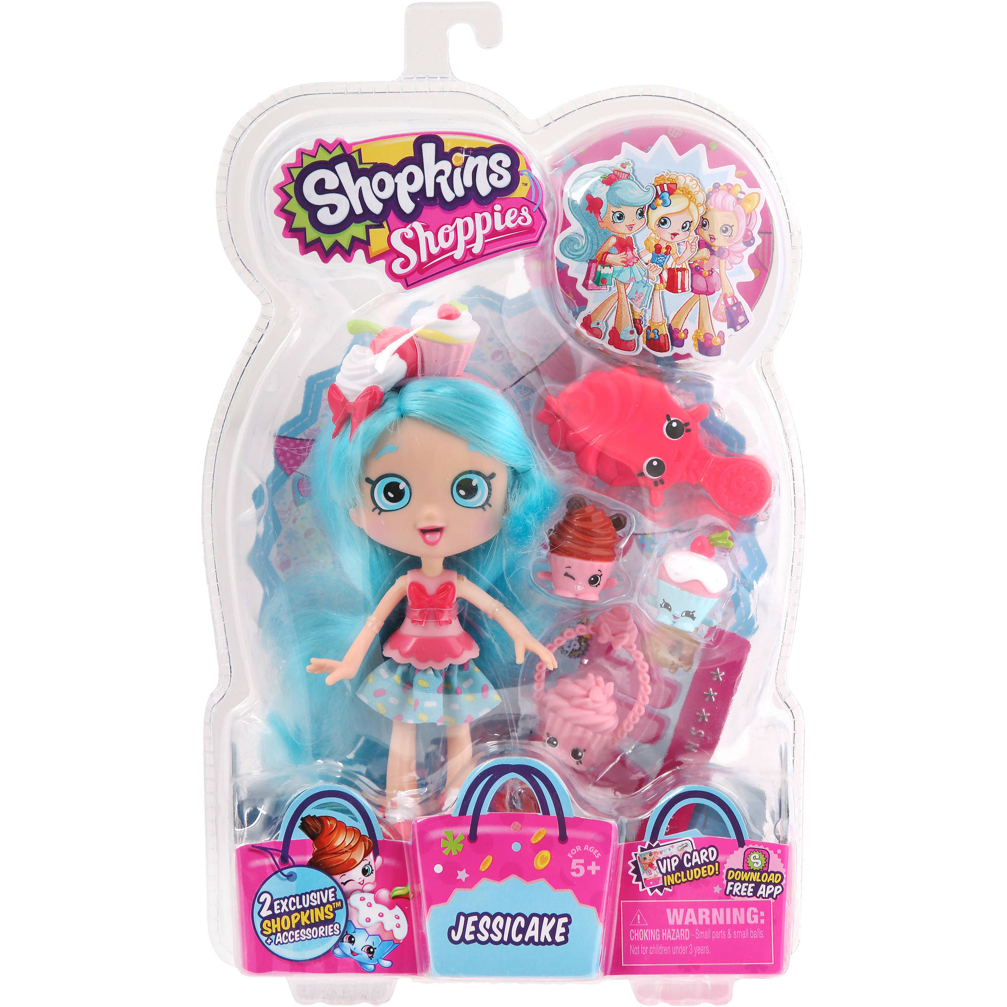 Shopkins, Shoppies - Jessicake 16 cm - Litenleker.se