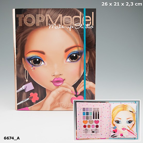 TOPMOdel, Make-Up Studio Målarbok - Topmodel - Litenleker.se