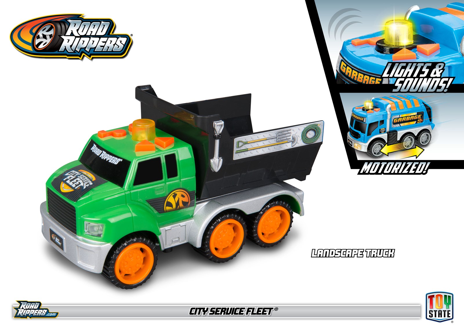 Road Rippers, City Service Fleet - Landscape Truck