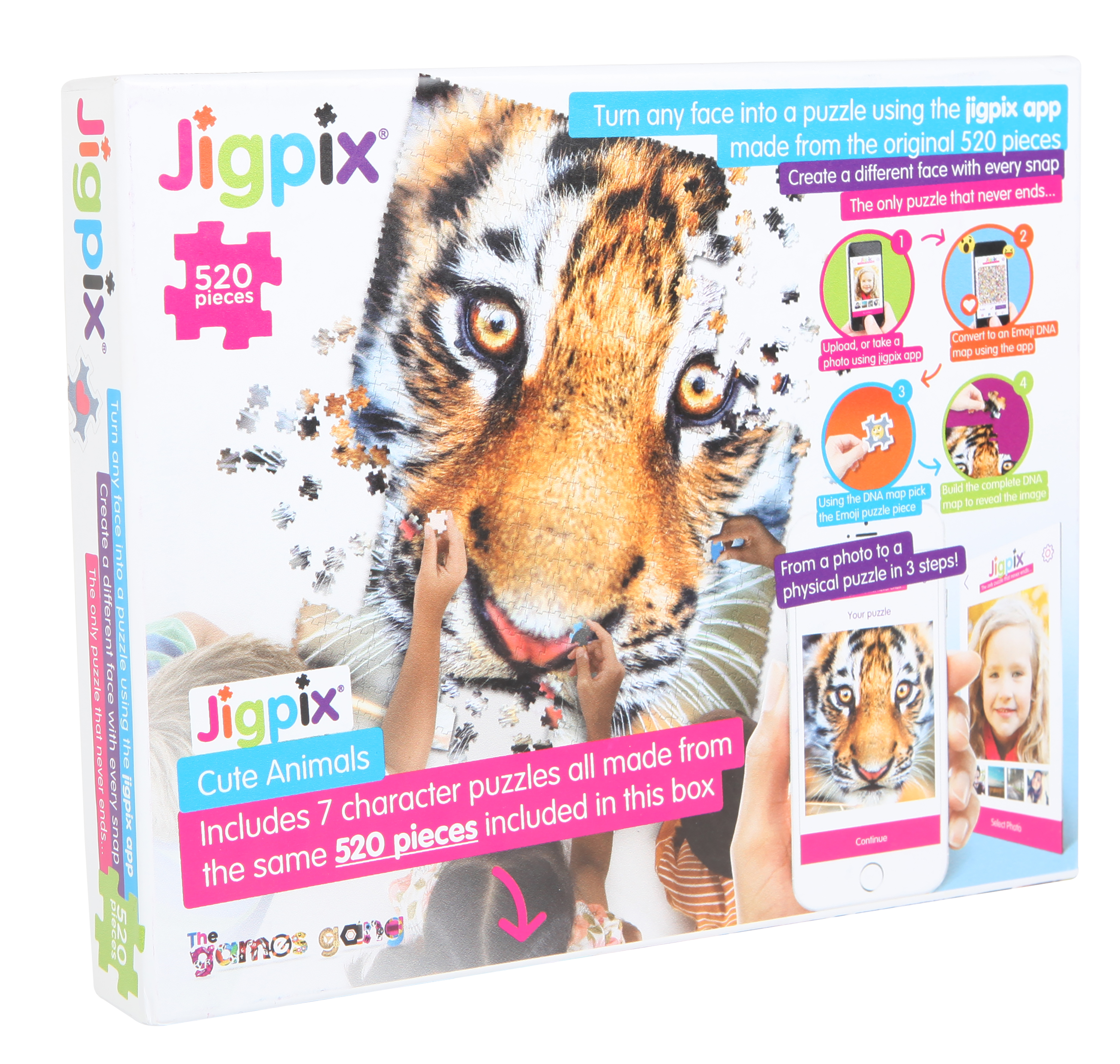 Jigpix, Magiskt pussel 520-bitar - Peliko - Litenleker.se