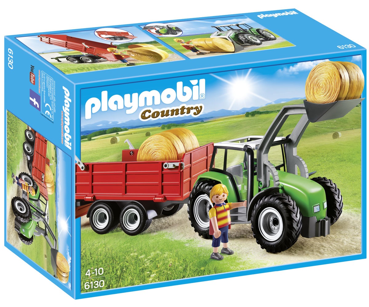 Playmobil Country, Stor traktor med släp - Litenleker.se