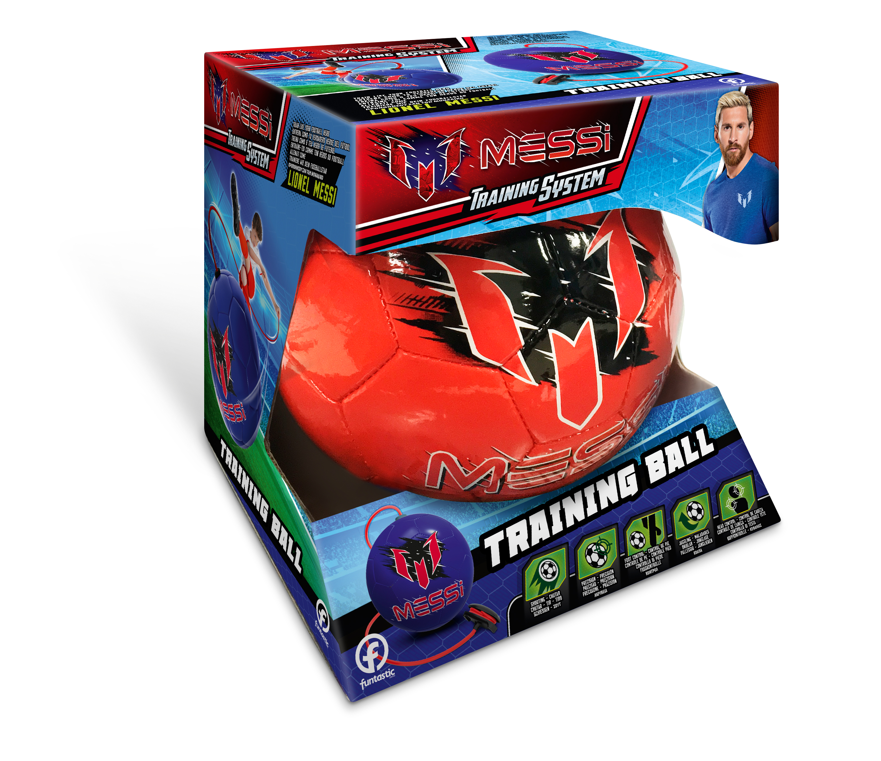 MTS Messi, training ball Pro - Röd