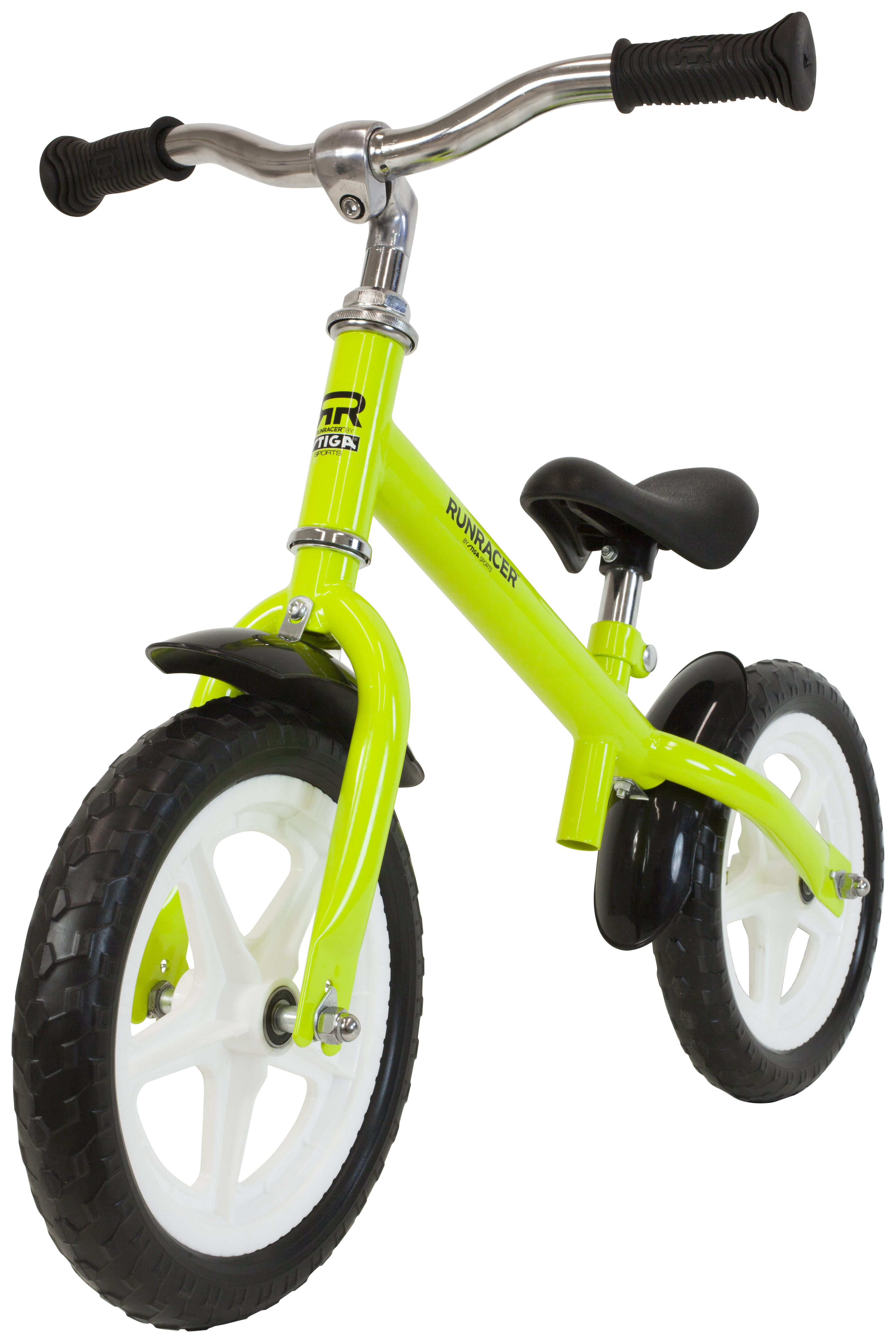 STIGA, Springcykel RunRacer Limegrön 12" - Litenleker.se