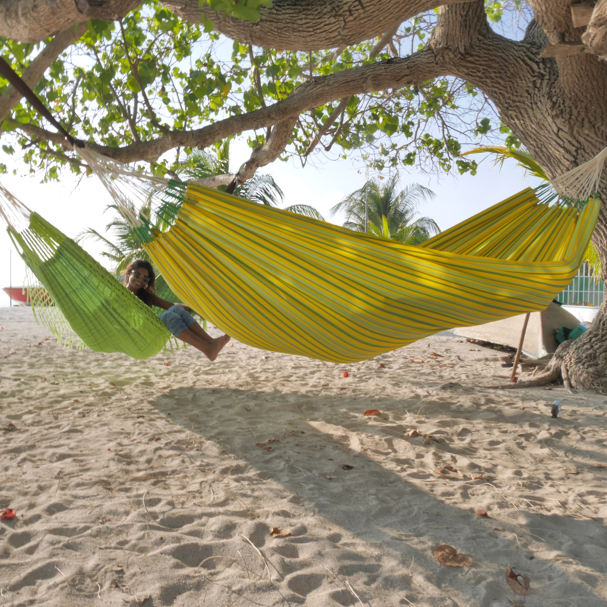 Hamaca - Colombiana singel-hängmatta - Lemon - Litenleker.se