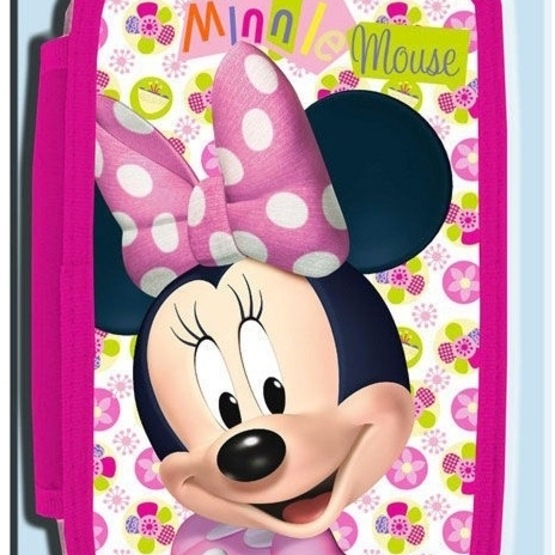Disney - Mimmi Pigg Fyllt Pennfodral M.Tre Fack Rosa - Litenleker.se