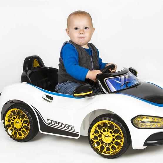 Azeno - Elbil - Cabriolet - Vit - Litenleker.se