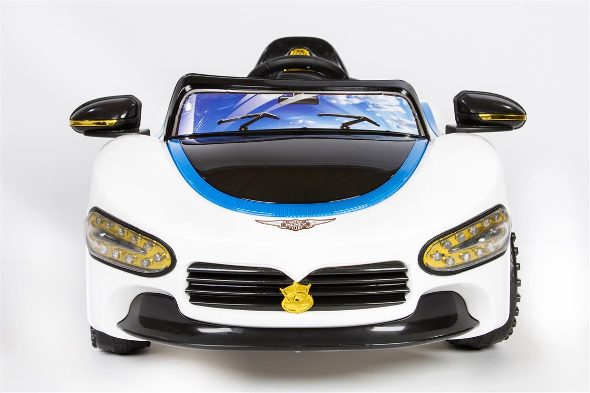 Azeno - Elbil - Cabriolet - Vit - Litenleker.se