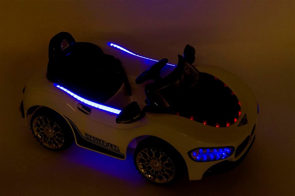 Azeno - Elbil - Cabriolet - Vit - Litenleker.se