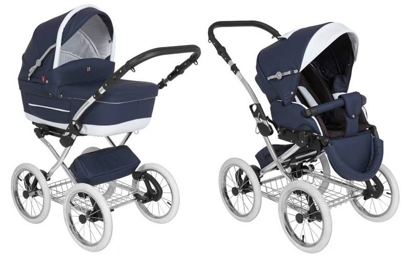 Turran - Silver Duo Exclusive Barnvagn - Blå