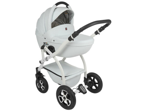 Trido Duo - Barnvagn - Vit Med Vitt Chassi - Litenleker.se