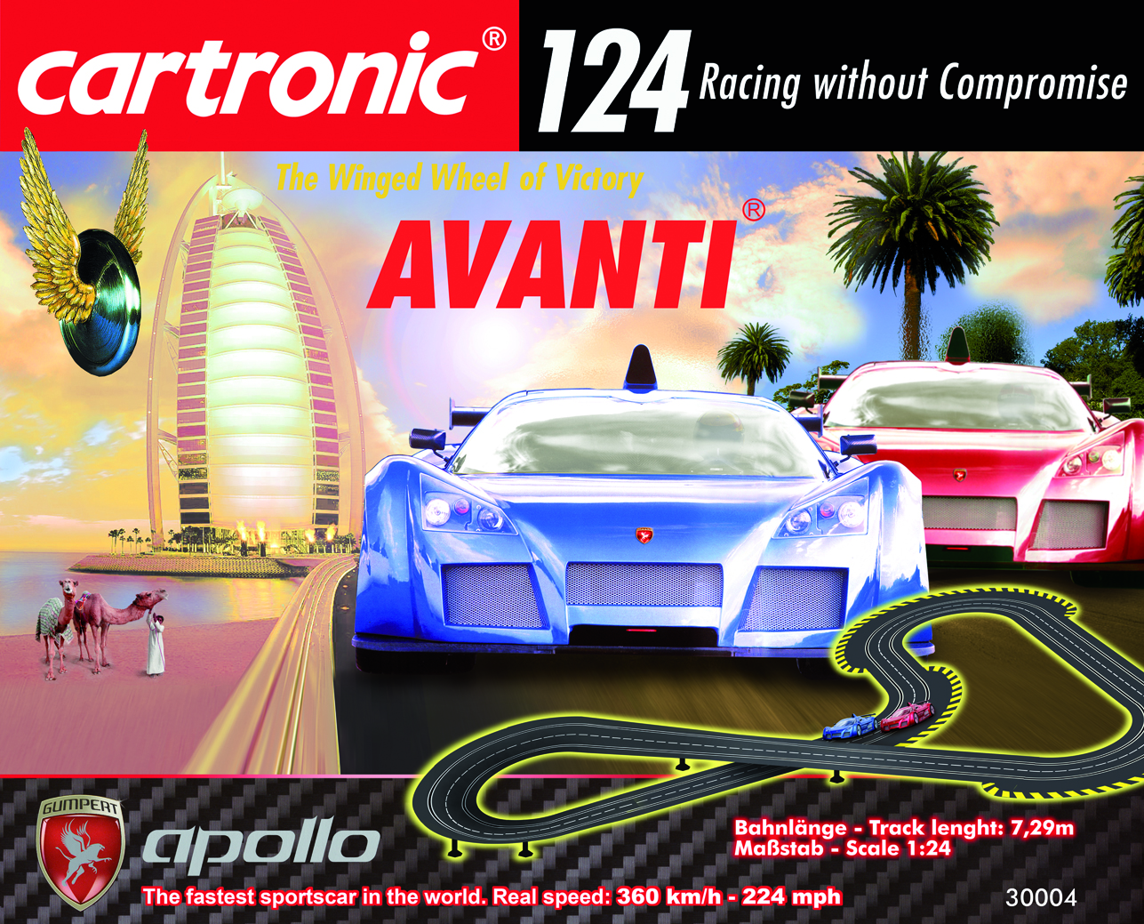 Cartronic Rc - 124 Slot Racing - Avanti - Litenleker.se