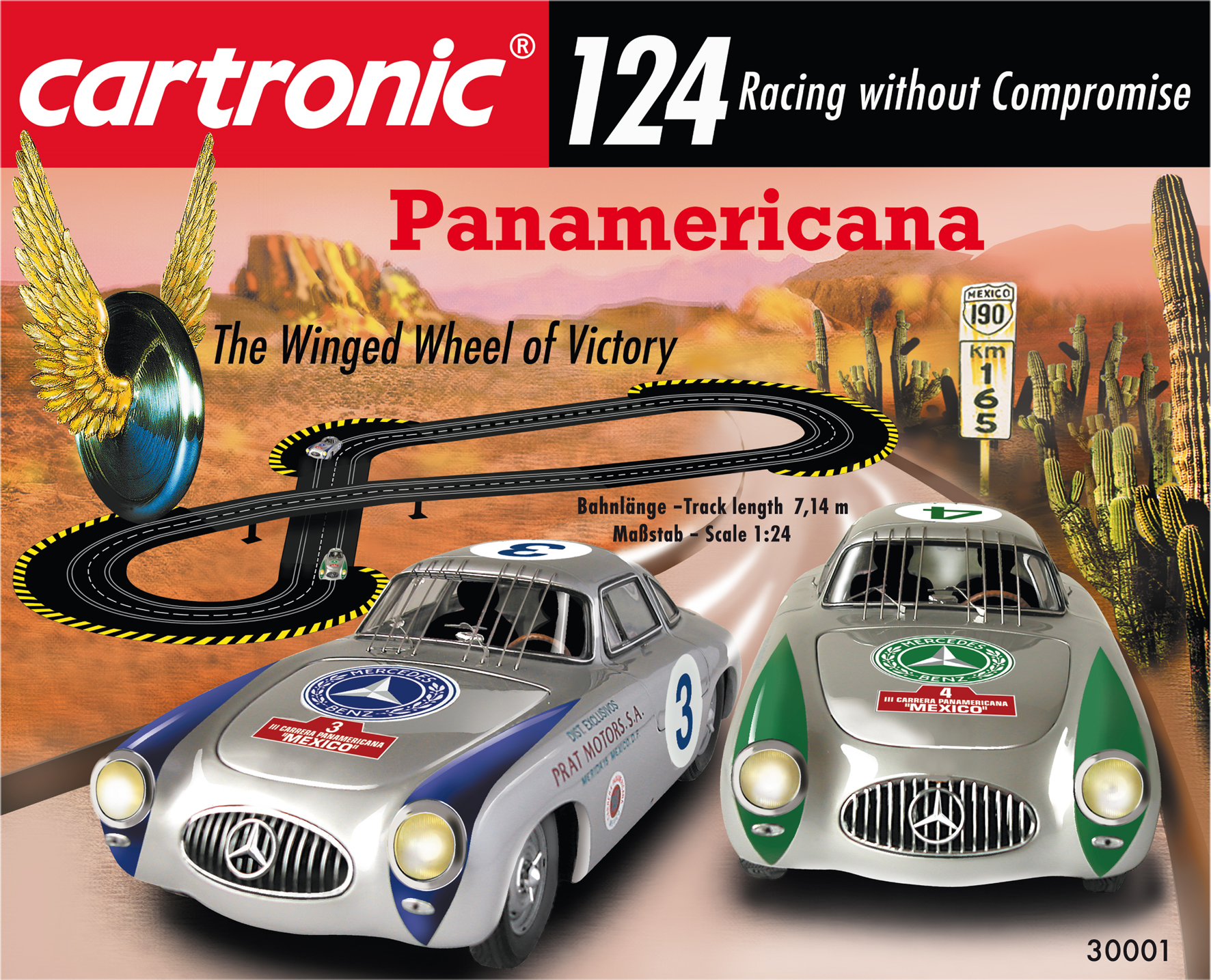 Cartronic Rc - 124 Slot Racing - Panamericana - Litenleker