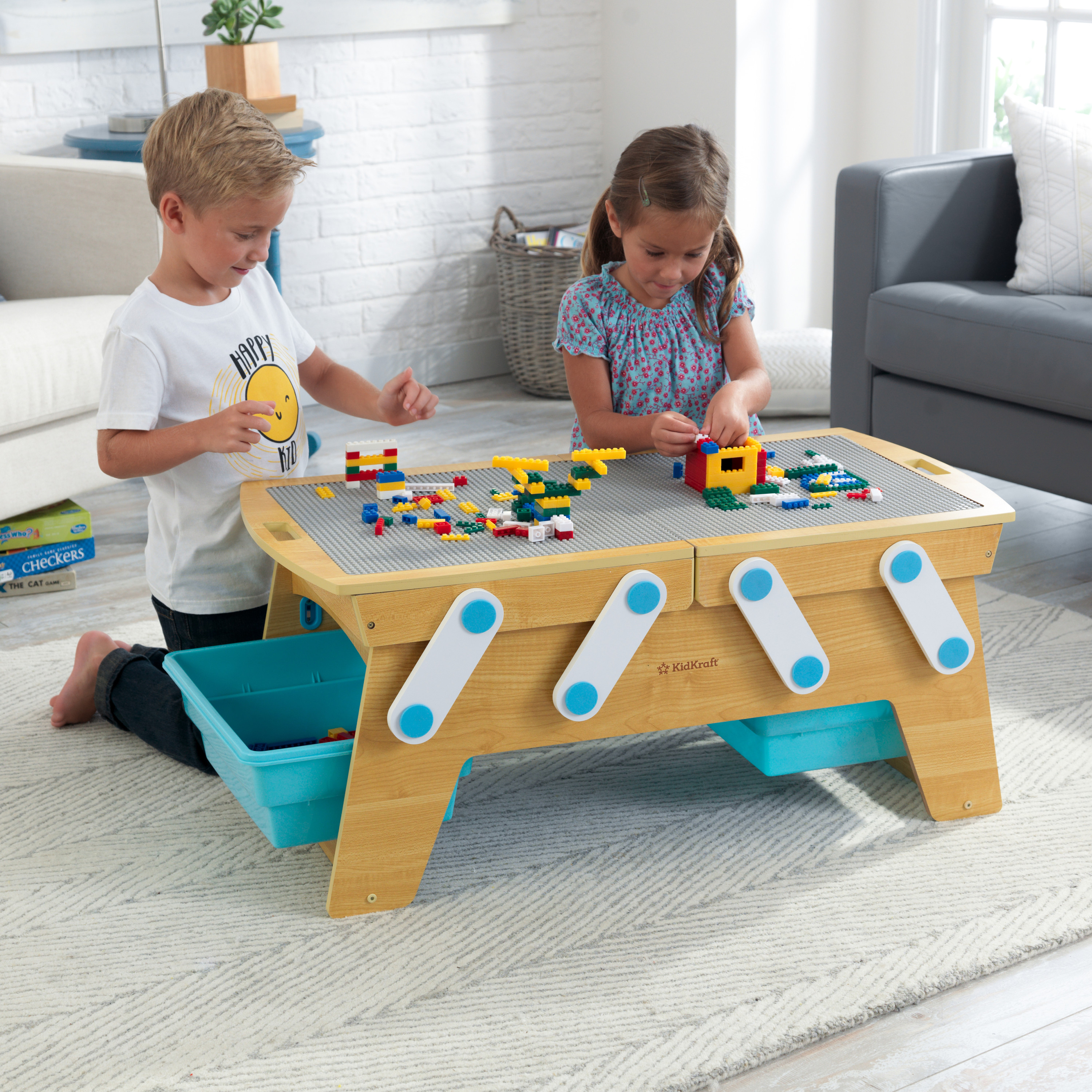 Kidkraft - Legobord - Building Bricks Play n Store Table