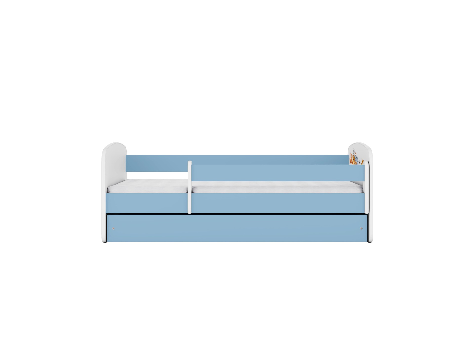 Barnsäng - Babydreams Blå - Djur 180x80 Cm
