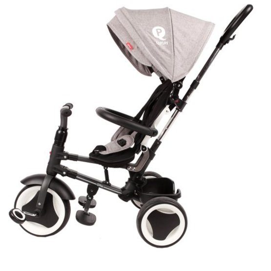 Q Play Trampcykel Rito DeLuxe 3 in 1 (Blå)