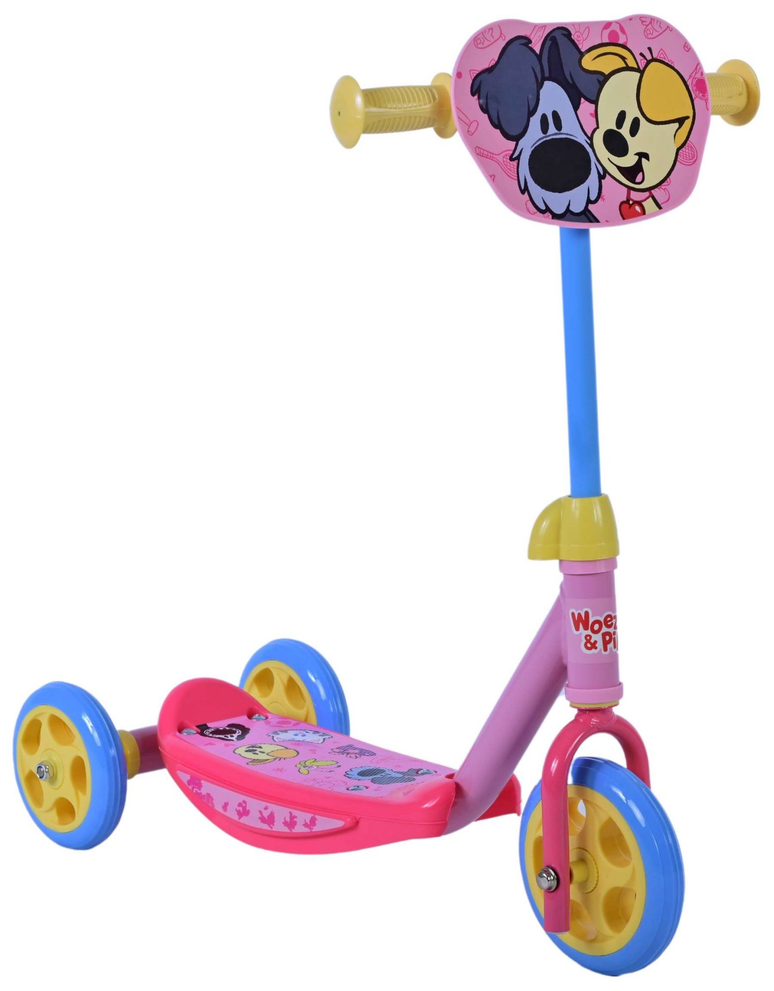 Barncykel Volare - Woezel&Pip Girls - 3 Wheel Scooter