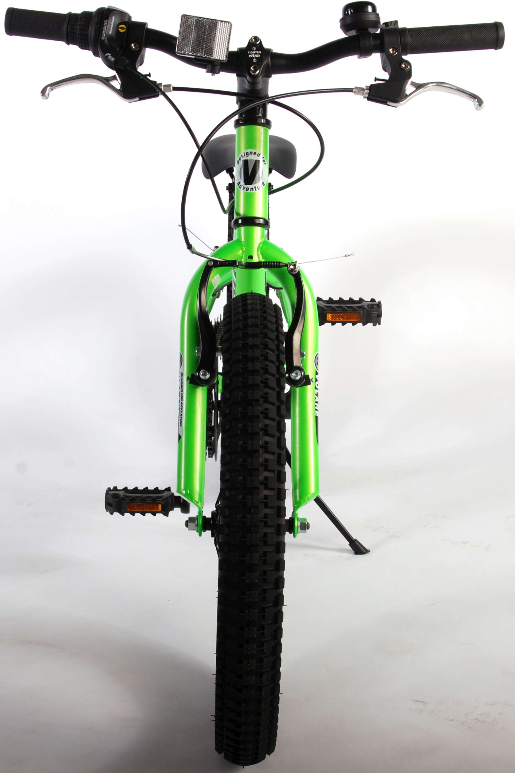 Volare - Fat Bike 20 Inch Satin Green 7 Speed Boys Bicycle