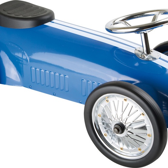 Small Foot - Sparkbil - Blue Rally Push-Along Car