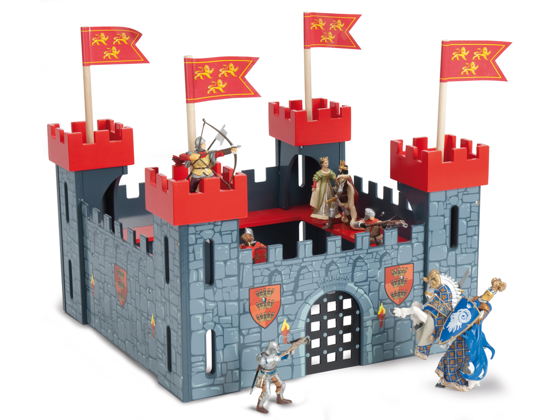 Le Toy Van - Riddarborg Min Första (Röd) - Litenleker.se