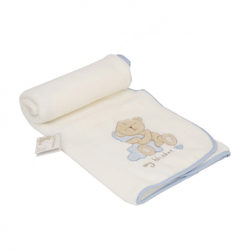 MRFK - Filt/Pläd Nalle Blå