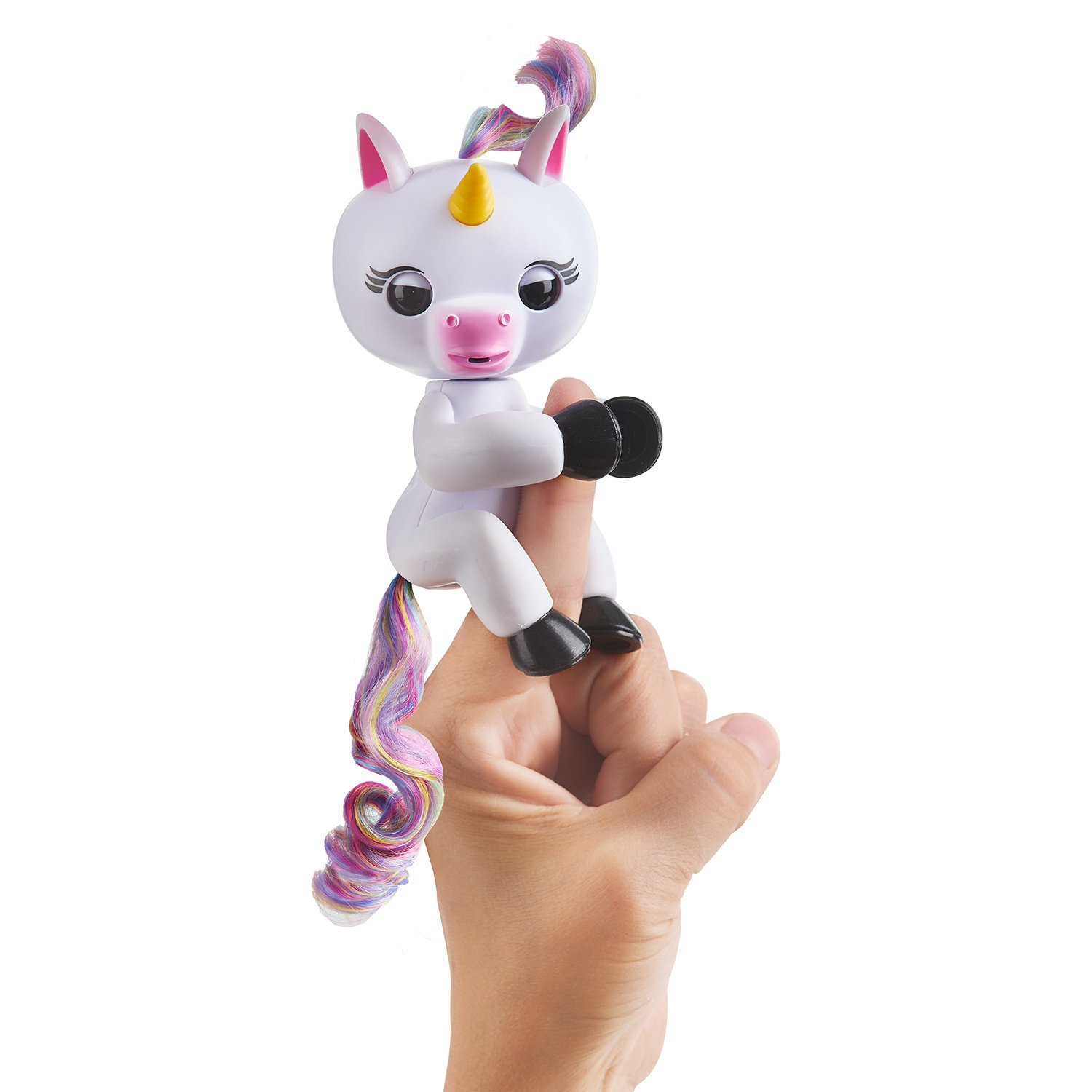 Fingerling / Baby Unicorn - Enhörning Vit - Litenleker.se