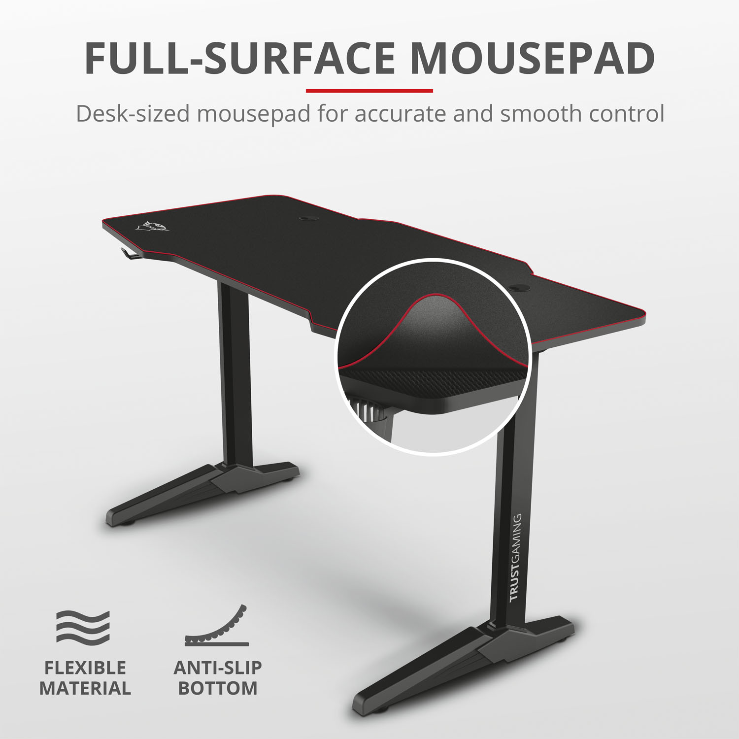 Trust - Gxt 1175 Imperius Xl Gaming Desk