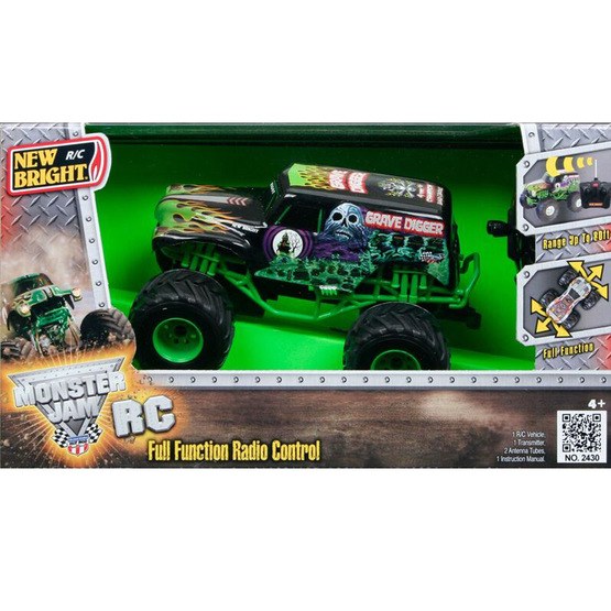 New Bright - Monster Jam 1:24 Grave Digger - Litenleker.se