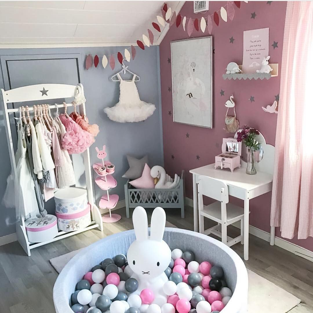 Meow Baby - Bollhav - Ljusgrå - Vita/Gråa/Ljusrosa Bollar