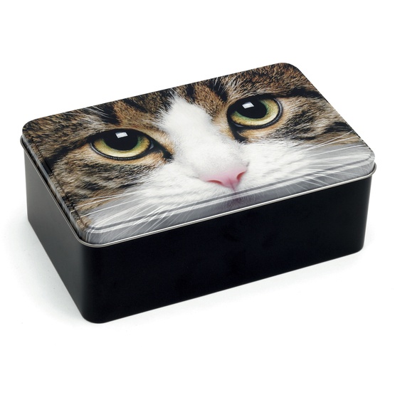 Jellycat - Tabby Cat Storage Tin - JellyCat - Litenleker.se