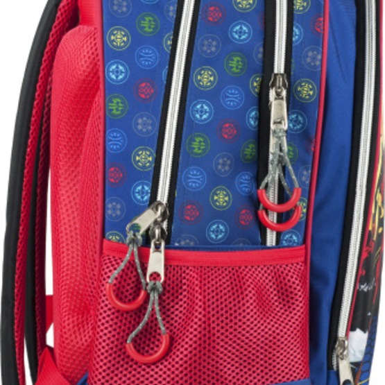 Bakugan - Backpack Dragonoid 20 X 35 X 46 Cm Blå/Röd