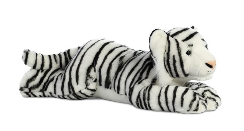 Aurora - Mjukisdjur - Tiger Bengal Super Flopsie 68,5 Cm Vit