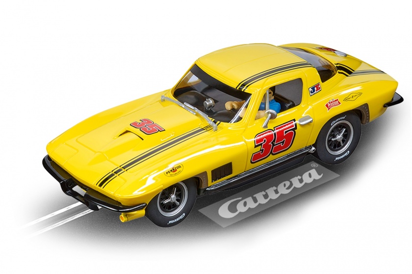 Carrera - Evolution Track Car Chevrolet Corvette 132 Gul